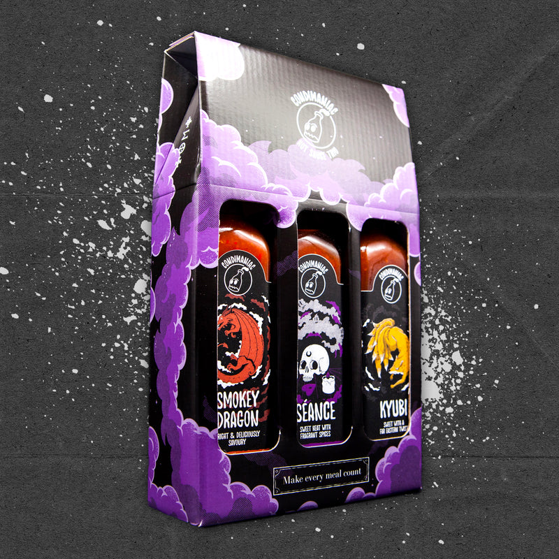 Condimaniac Hot Sauce Gift Set (220ml x 3) Mix & Match